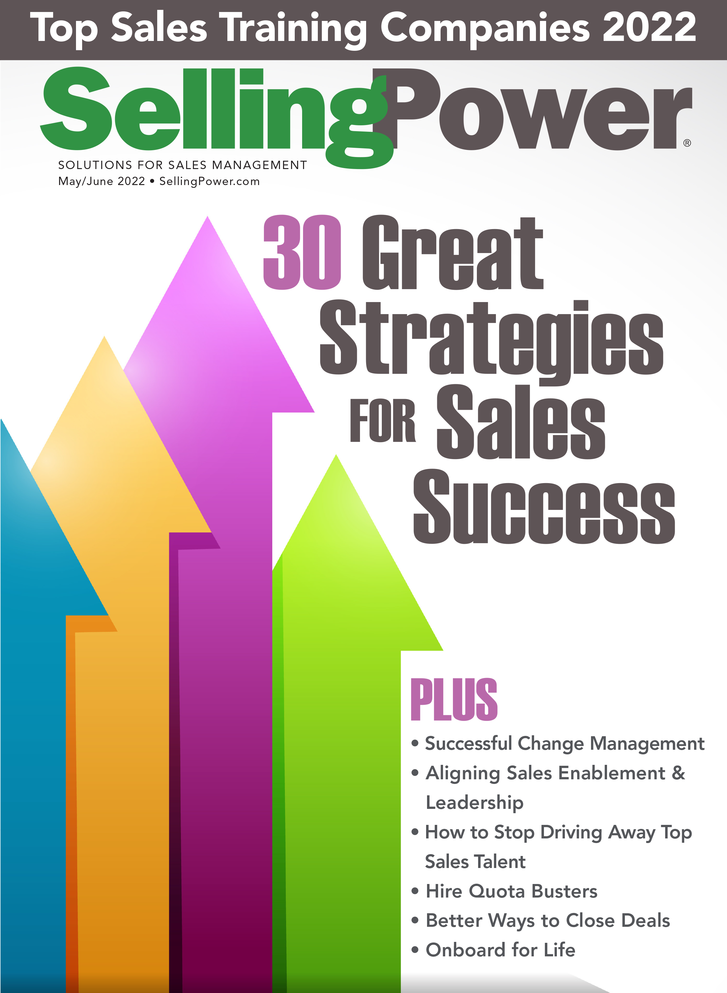 Award-winning digital magazine for Sales VPs and CSOs / Selling Power