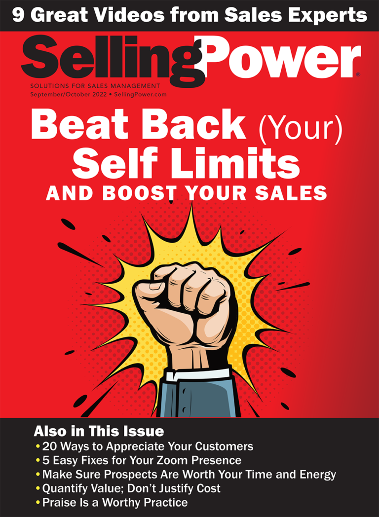 Selling Power: Solutions to Improve Sales Performance